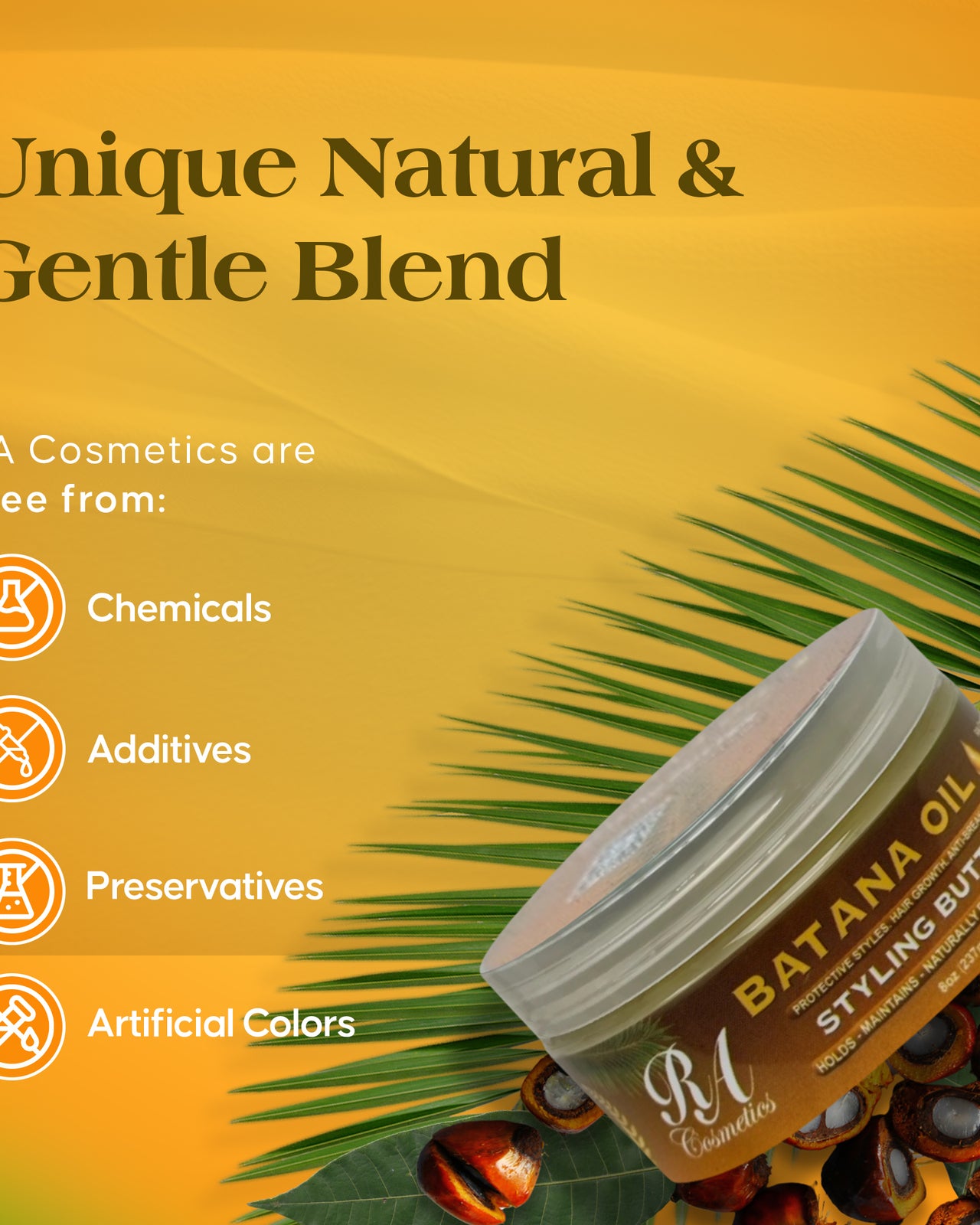Authentic Batana Oil Styling Butter - Protective Styles & Hair Growth ...