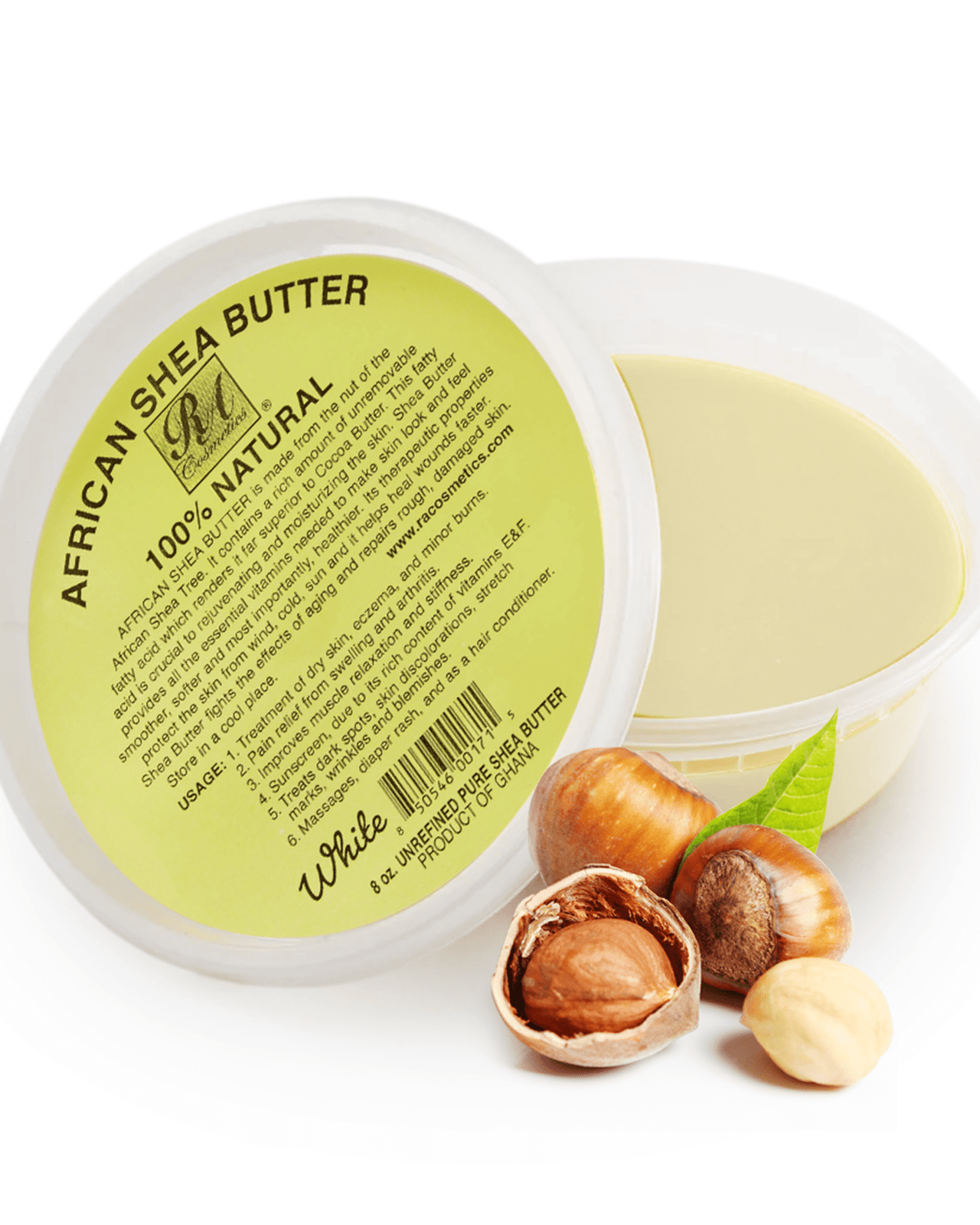 100% Natural Ivory African Shea Butter - Leak Proof Container ...