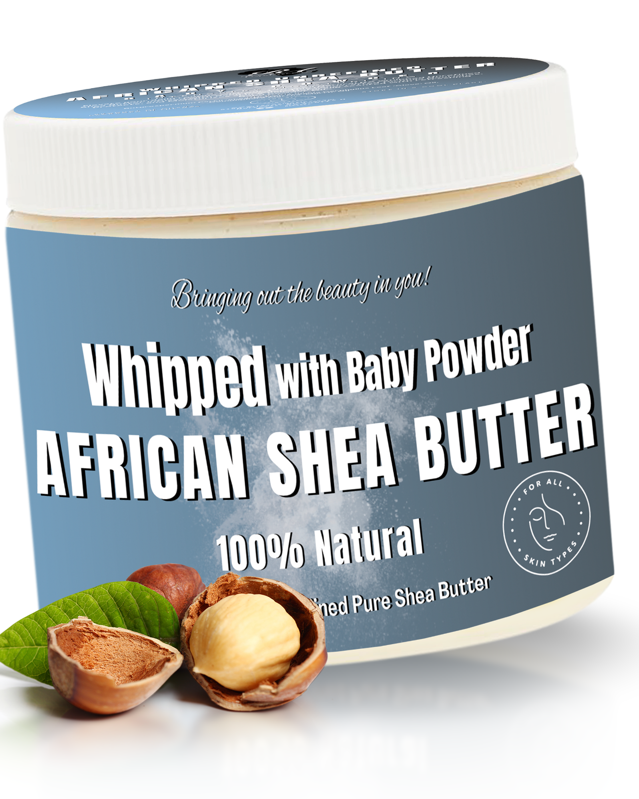 Whipped African Shea Body Butter- Baby Powder Scented – racosmetics.com
