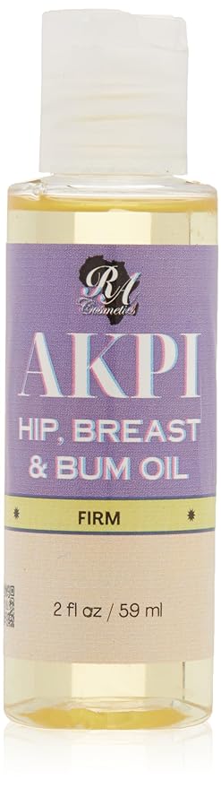 Akpi Hip Breast & Bum Oil- Firm & Tighten Skin, Lift Butt w/o Surgery ...